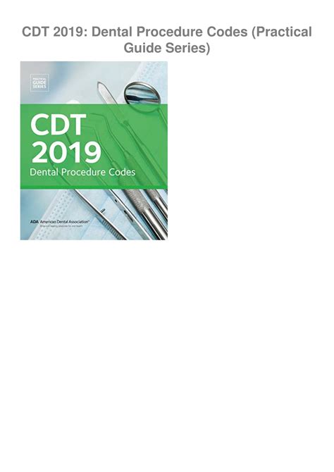 Ppt Full ‹download› Pdf Cdt 2019 Dental Procedure Codes Practical