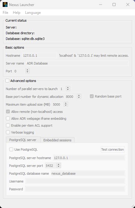 adr server launcher — adr 2024 r2 documentation