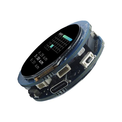 dual roundy and dual squary display modules raspberry pi rp2040 and esp32 s3 mcu