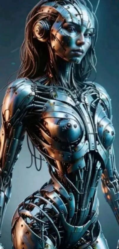 Futuristic Cybernetic Artwork Free Download