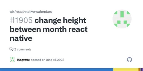 Change Height Between Month React Native Issue Wix React Native Calendars GitHub