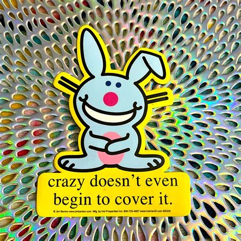2 10 Happy Bunny Vinyl Decal Bunny Quotes Bunny Happy Bunny Quotes