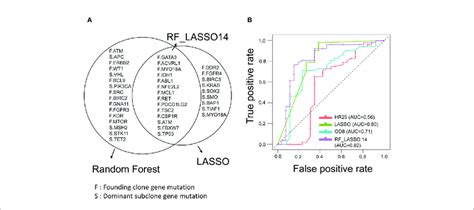 Feature Selection Of Founding Clone And Dominant Subclone Genes And