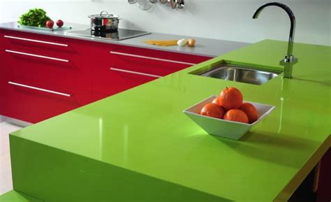 Eco Friendly Green Color Of Quartz Countertops