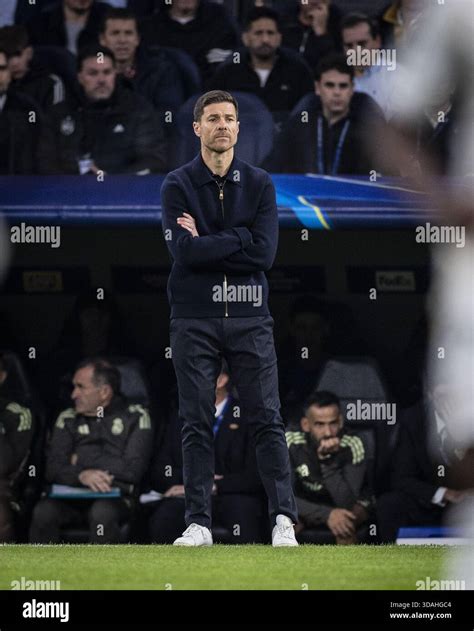 Madrid Spain December 10 Real Madrid Head Coach Xabi Alonso During