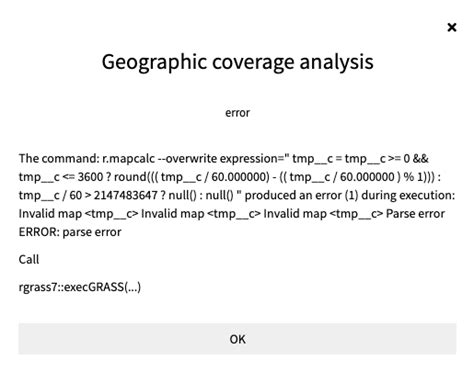 Rmapcalc Overwrite Expression Error Geographic Coverage Accessmod Docker V5718 · Issue 395