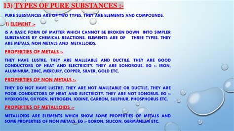 Class Chapter Is Matter Arround Us Pure PowerPoint Slides LearnPick India