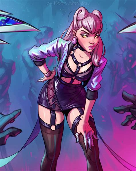 Evelynn And K Da All Out Evelynn League Of Legends Drawn By Kaanarmutcu Art Danbooru