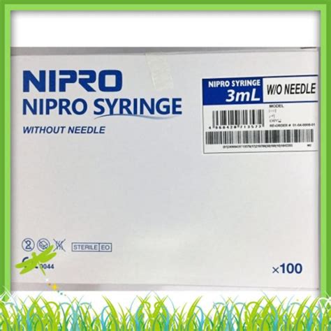 Nipro Syringe3ml10ml Without Needles 100s Luer Lock Shopee Malaysia