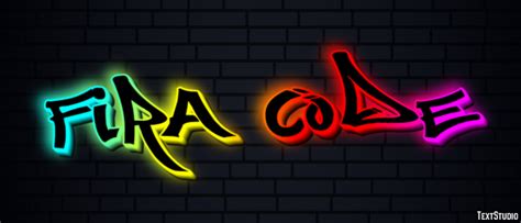 Fira Code Text Effect And Logo Design Font