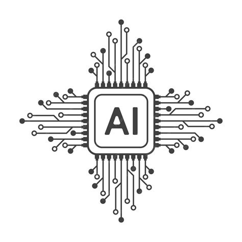 Premium Vector | Artificial intelligence circuit line style machine learning design smart ...