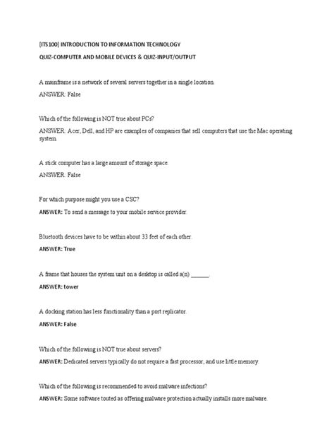 Week3 Quiz Pdf Computer Keyboard Smartphone