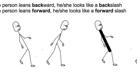 Backslash Vs Forwardslash Now Youll Never Forget Imgur