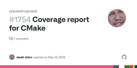 coverage report for cmake · issue 1754 · cpputest cpputest · github