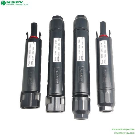 TUV IP Solar Inline Fuse Connector A VDC PV Mc Fuse Adapter F NSPV China