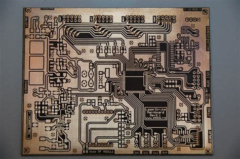 DIY Double Sided PCB Emmd Lab
