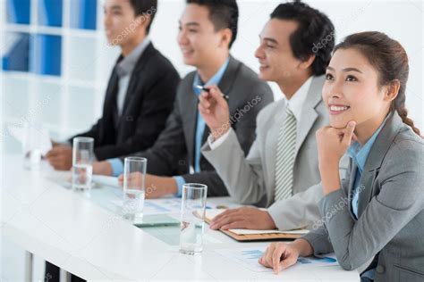 Business Lady At The Presentation Stock Photo DragonImages 29018403