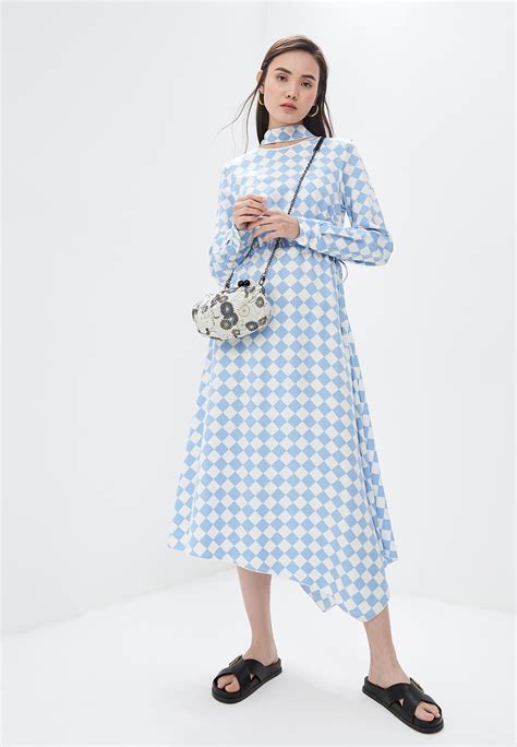 Платье Sportmax Code, цвет: голубой, SP027EWDQNH8 — купить в интернет ...