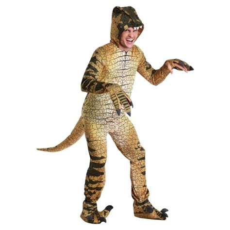 Velociraptor Adult Costume Adult Dinosaur Costumes Aura Attire