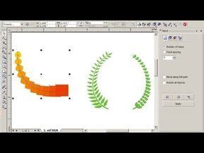 How To Learn Interactive Blend Tool Beginner CorelDRAW Coreldraw Design Coreldraw Corel