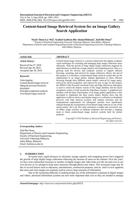 content based image retrieval system for an image gallery search