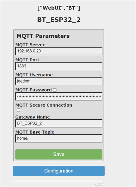 Mqtt Password Limit To 60 Characters And No Option Secure Password