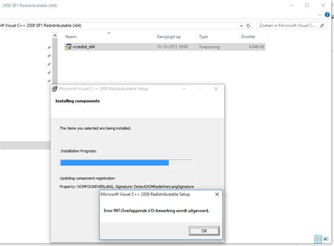 Error 997 Overlapped Io Operation Is In Progress During Install C