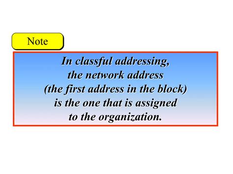 Classfuladdressingclass For Ip Addressing Ppt