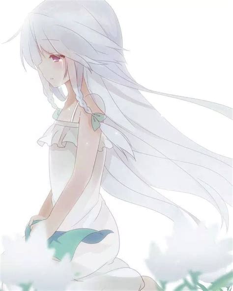 Аниме девушки с белыми волосами картинки Фото подборки