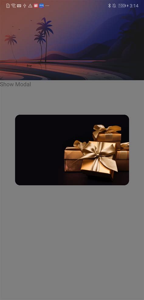 the statusbar turns white when the modal is open only on certain