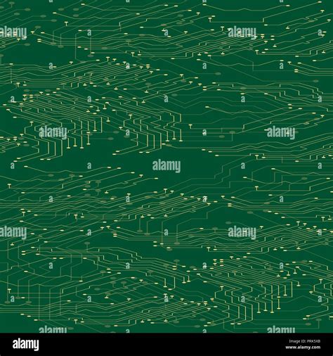 Abstract Techno Background Isometrics Illustration Of A Microcircuit Stock Vector Image And Art