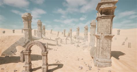 Realistic Ruins Free Sample 3d Historic Unity Asset Store