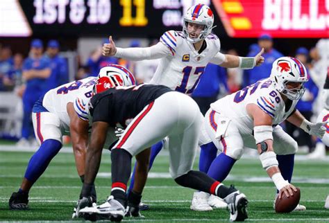 Josh Allens Behavior In Locker Room After Loss To Falcons Revealed