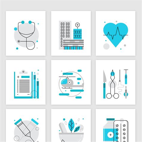 医疗设备医学相关ppt矢量图标素材下载 办图网