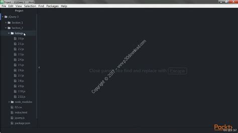 دانلود Packt Advanced Jquery 3 آموزش پیشرفته جی کوئری 3