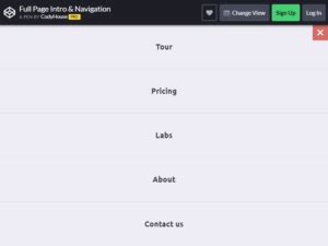 Bootstrap Hamburger Menu Examples Free Colorlib