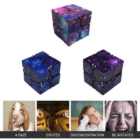 Infinity Cube Fidget Toys Magic Puzzle Sensory Autism Anxiety Adhd Stress Relief Aimall