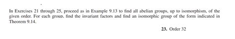 Solved Find All Abelian Groups Up To Isomorphism Of Order