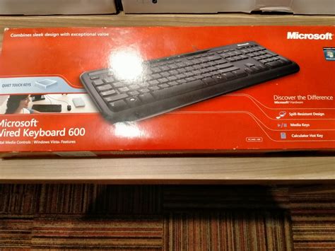 Microsoft wired keyboard 600, Computers & Tech, Parts & Accessories ...