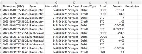 crypto csv and turbotax universal template upload problems