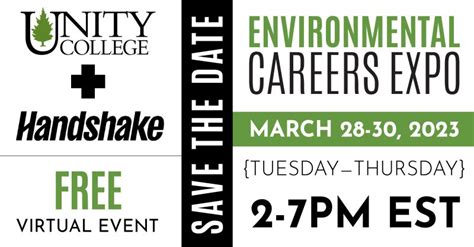 Unity Environmental University On Linkedin Mark Your Calendar For The Environmental Careers