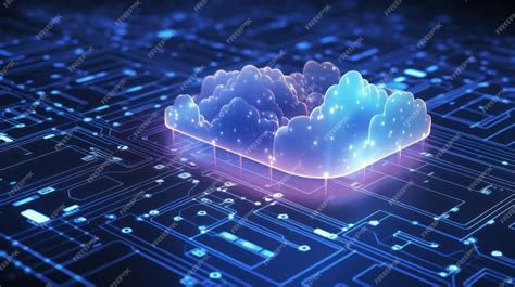 Premium Photo Seamless Transfer And Storage Of Big Data On The
