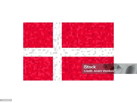 덴마크 국기 픽셀 아트 8 비트 덴마크 플래그 기호 축제 배너와 포스터디자인 벡터 일러스트레이션 0명에 대한 스톡 벡터 아트 및 기타 이미지 Istock