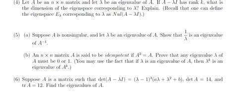 Solved Linear Algebra I Would Be Happy If You Could Chegg