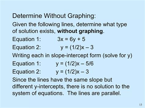 solving systems of linear equations ppt