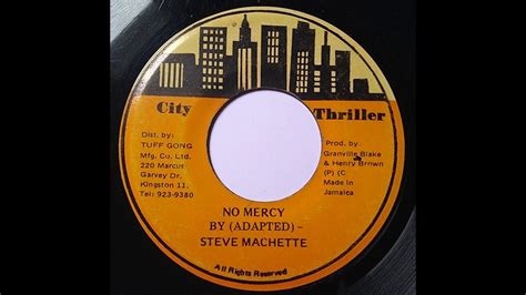 Steve Machete No Mercy City Thriller Youtube