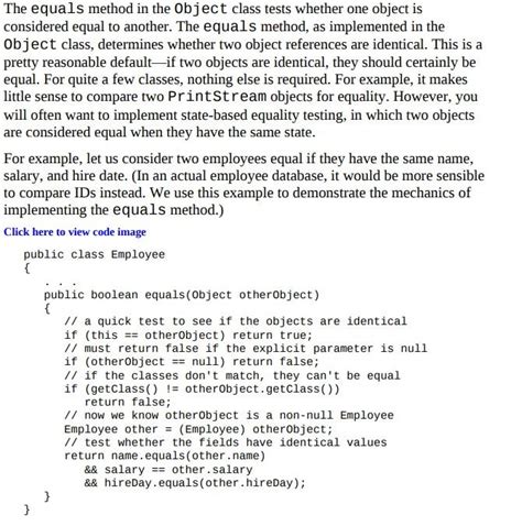 Solved Write An Equals Method For The Following