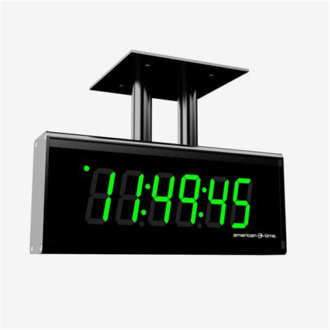 Bright And Bold These Durable Wireless Digital Clocks Display Time Date And Messages On The