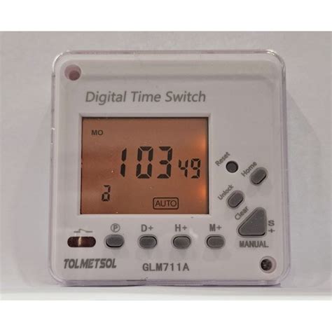 Tolmetsol Digital Time Switch Timer 7days Shopee Malaysia