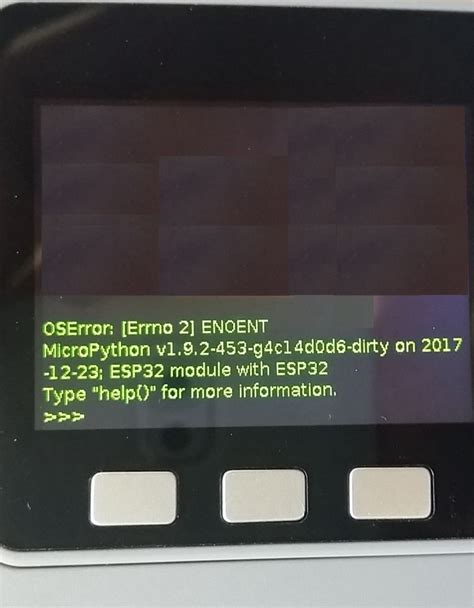 M5stack Grey Module Oserror Errno 2 Enoent M5stack Community